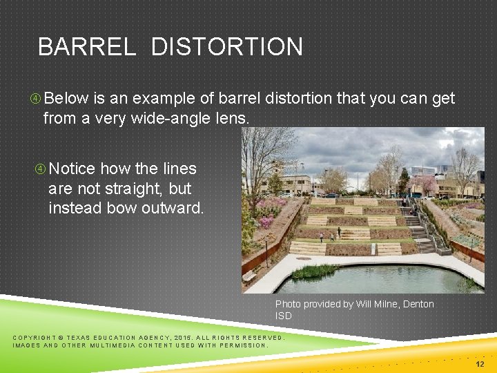 COMMERCIAL PHOTOGRAPHY Different Types of Camera Lenses COPYRIGHT