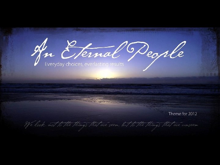 Building for Eternity Ephesians 4 And He Himself