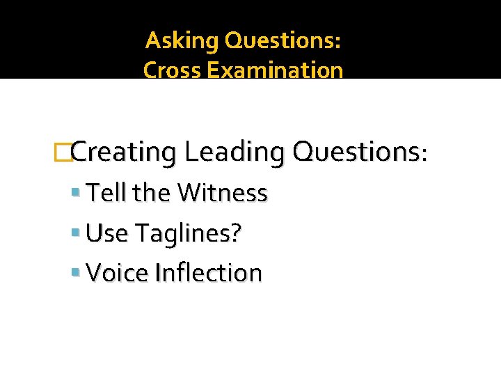 Cross Examination 12262021 1 The Ten Commandments 1