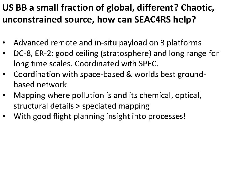 An Overview of SEAC 4 RS Contributions to