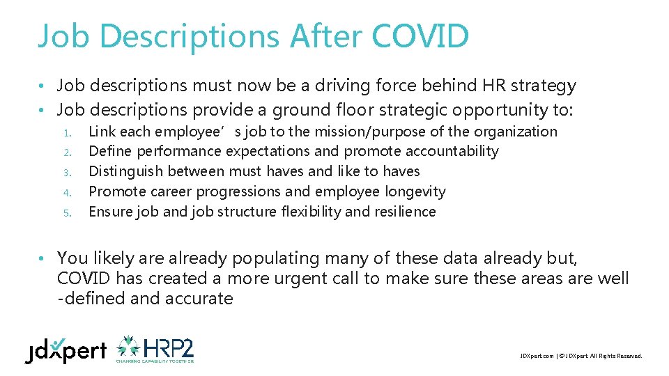 5 Critical Job Description Elements For Your New