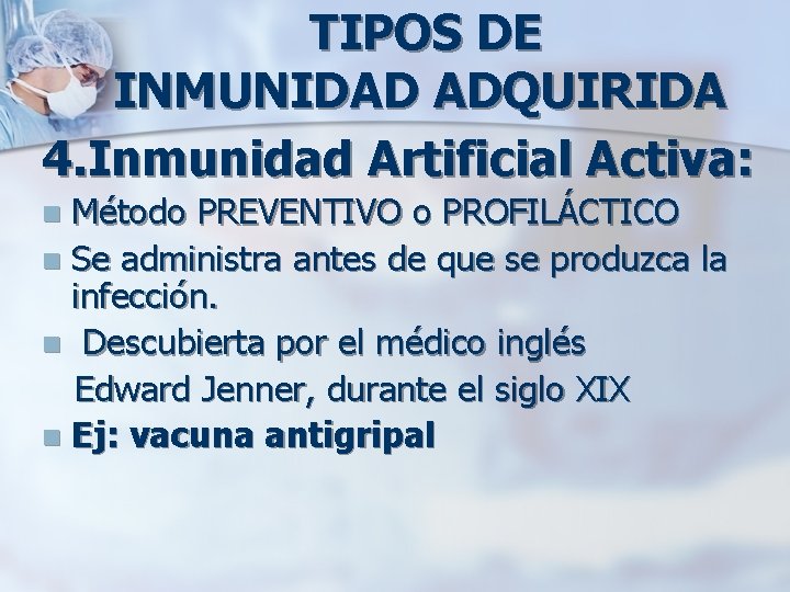 INMUNOLOGA OTOO 2011 Inmunologa n Ciencia biolgica que