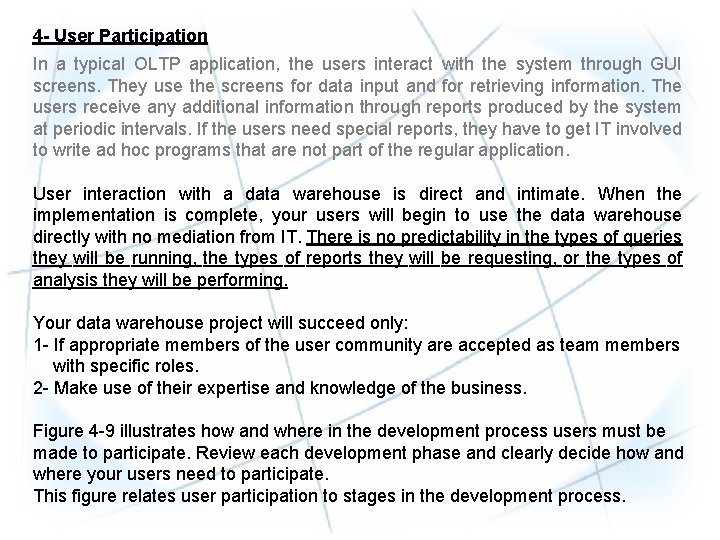 CHAPTER 4 Planning and Project Management The Project