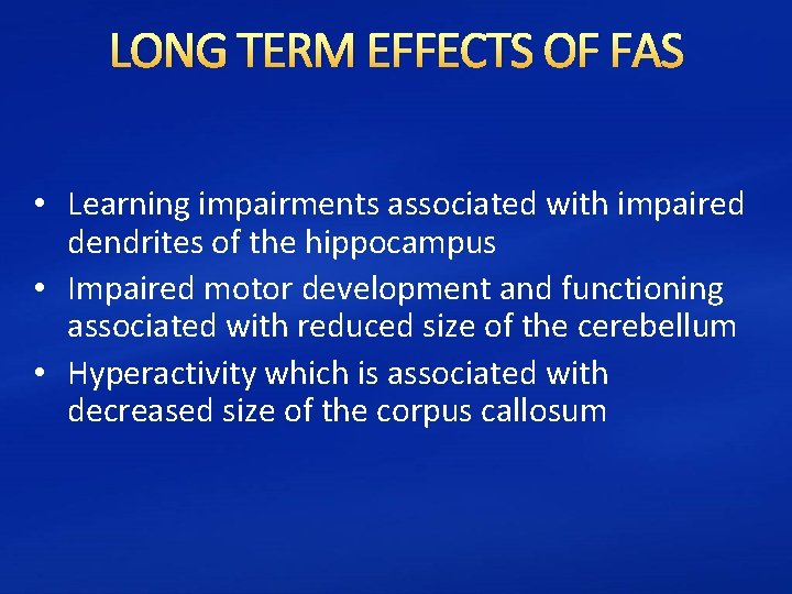 FETAL ALCOHOL SYNDROME Definition of Fetal Alcohol Syndrome