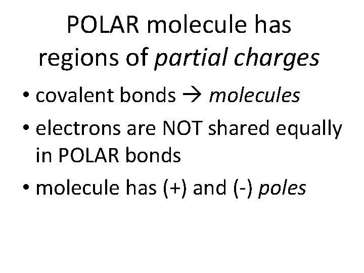 Water and its Properties CP Biology Chapter 2