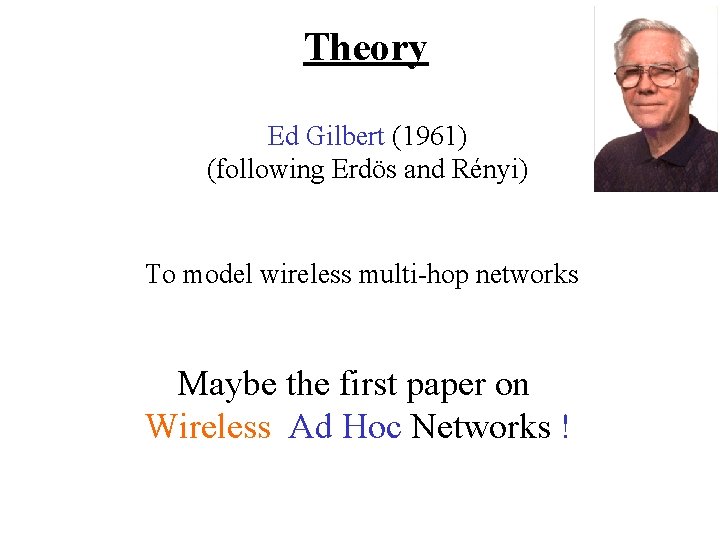 Wireless sensor networks with noisy links MASSIMO FRANCESCHETTI