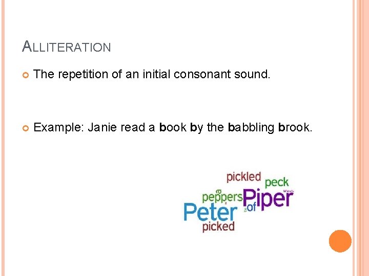 FIGURATIVE LANGUAGE Authors use figurative language when they