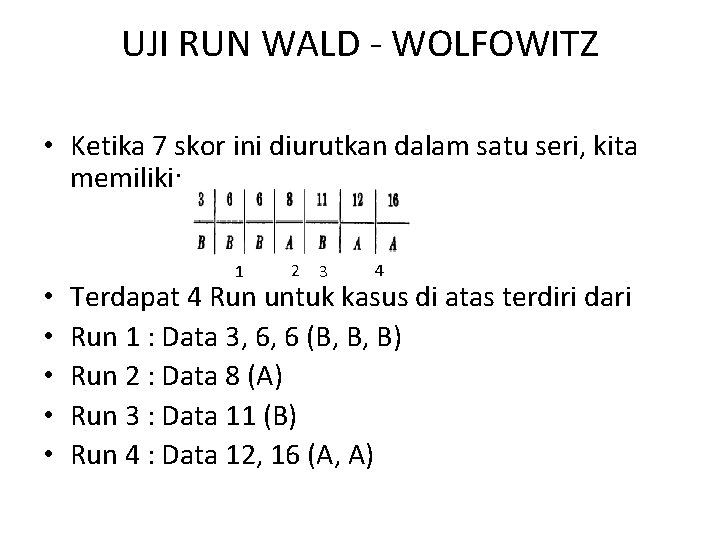 UJI DUA SAMPEL INDEPENDEN UJI RUN WALD WOLFOWITZ