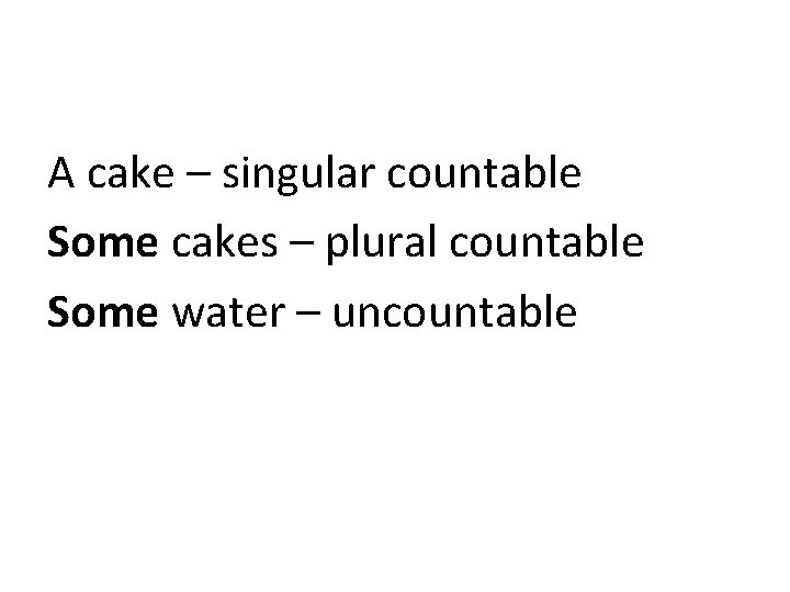 Countable Uncountable Nouns Upperintermediate level Countable Nouns Can