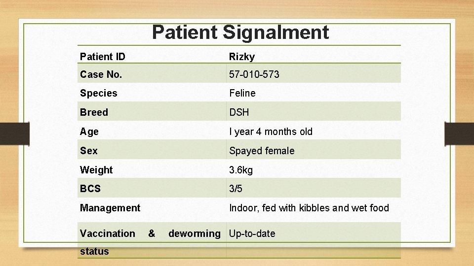 CONGENITAL SPINAL DERMOID SINUS IN DSH PRESENTED BY