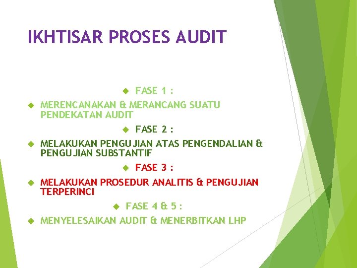 MODUL Pemeriksaan Akuntansi 2 dalam satu semester SILABI