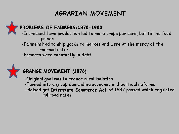 INDUSTRIALIZATION THE GILDED AGE RISE OF AMERICAN INDUSTRY