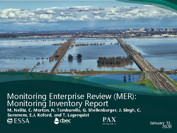 Monitoring Enterprise Review MER Monitoring Inventory Report M