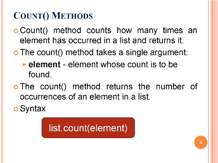 List is a sequence of values called items