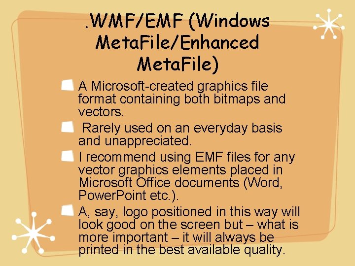 Digital Illustration Chapter 6 File format Image format