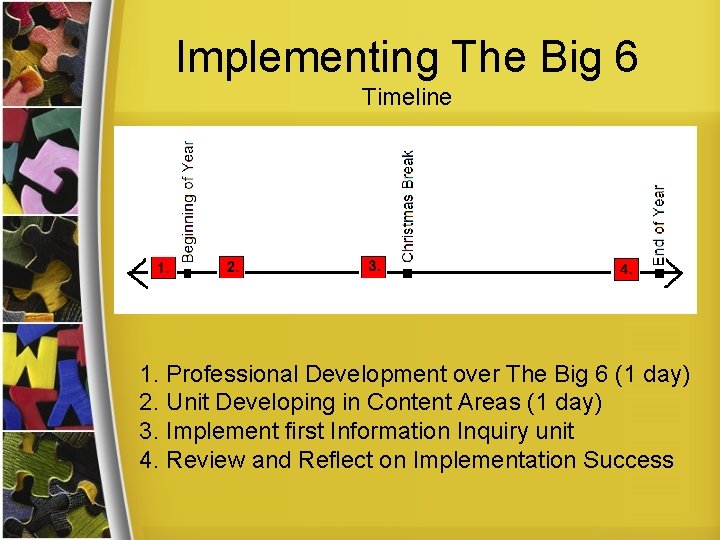 Puzzled by Inquiry Try the Big 6 Method