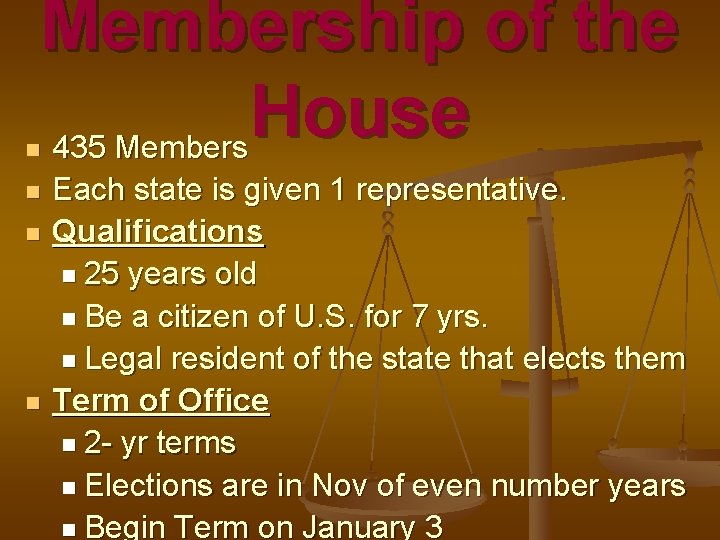 Lesson 3 Legislative Branch GLE 11 Cite the