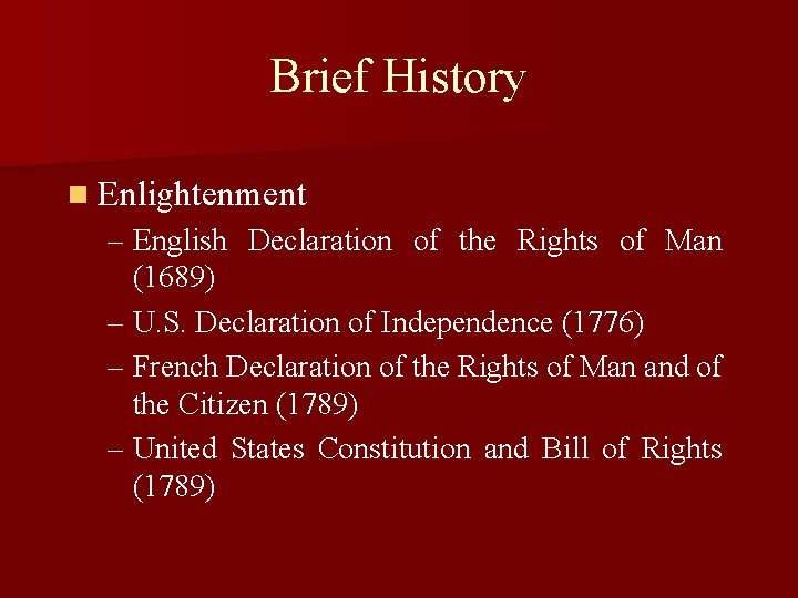 HUMAN RIGHTS AND CRIMINAL JUSTICE There can be