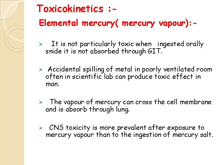 Heavy Metal Toxicity Mercury Presented by Dr Archana