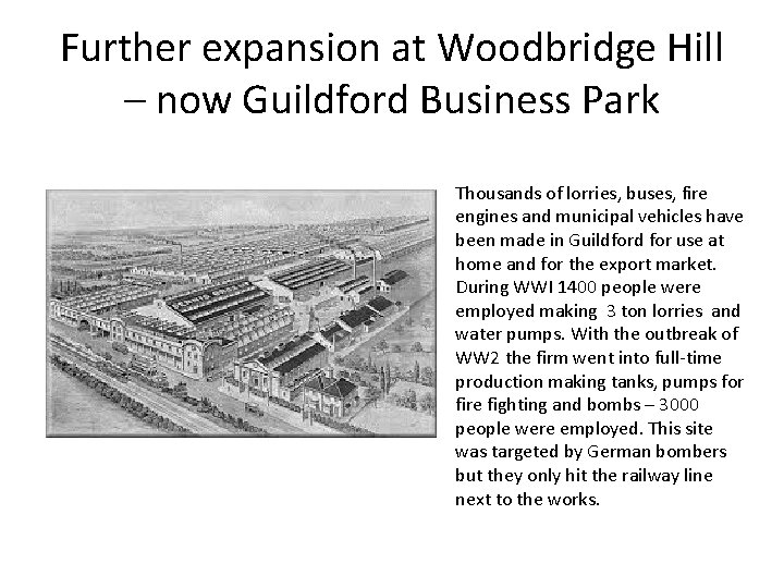 The Changing Industrial Geography of Guildford I By
