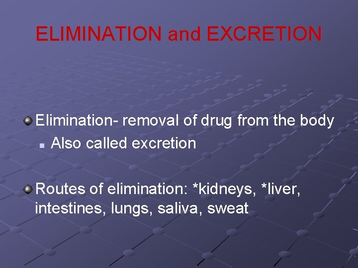 PHARMACOKINETICS Part 3 BIOTRANSFORMATION Drug metabolismdrug ...