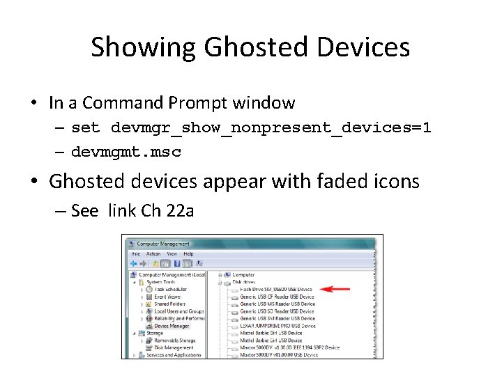 Troubleshooting Devices Ch 22 Device Manager Your first