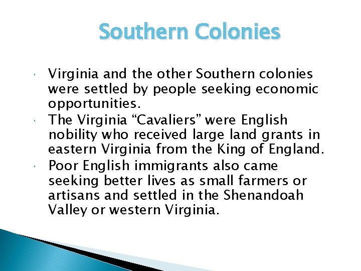 US History Exploration and Colonization VUS 2 What