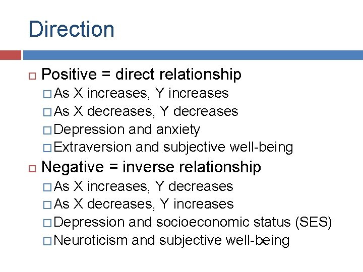 CORRELATIONS 1 Overview Correlations Scatterplots Factors influencing ...