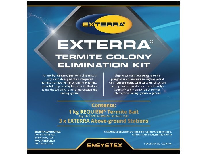 EXTERRA Worlds Leading Termite Management System Weve learnt