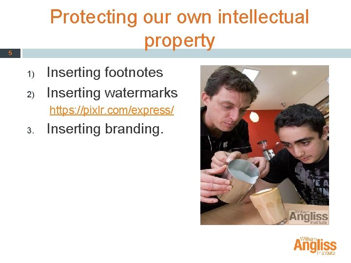 COPYRIGHT AND THE ONLINE ENVIRONMENT 1 Presented by