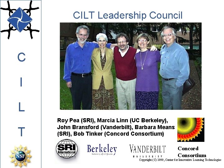 Introducing CILT Roy Pea SRI International Nora Sabelli