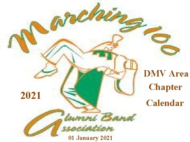 DMV Area Chapter 2021 Calendar 01 January 2021