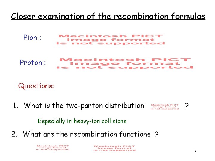 Hadronization of Partons by Recombination Rudolph C Hwa