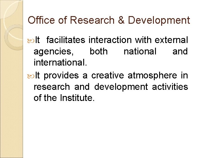 About Central College of Engineering and Management Prepared
