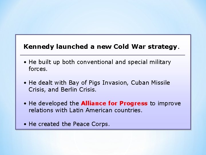 What were the two races of the Cold