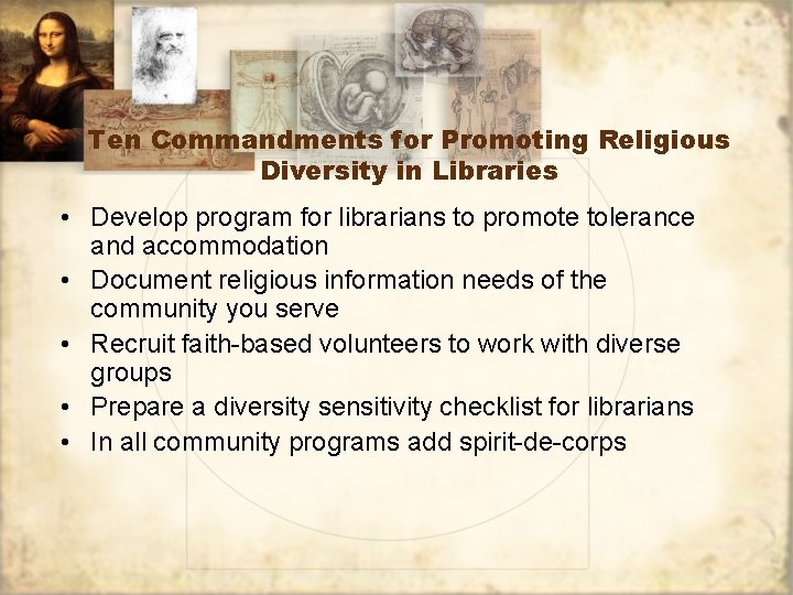 Managing Religious Diversity in the Library February 3