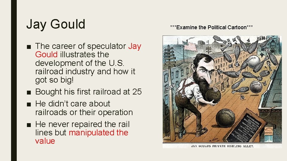 THE GILDED AGE U S History II September