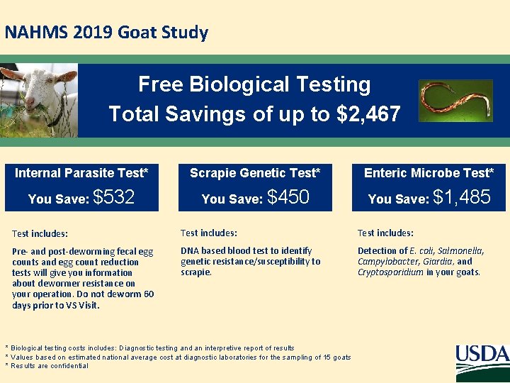 National Animal Health Monitoring System NAHMS 2019 Goat