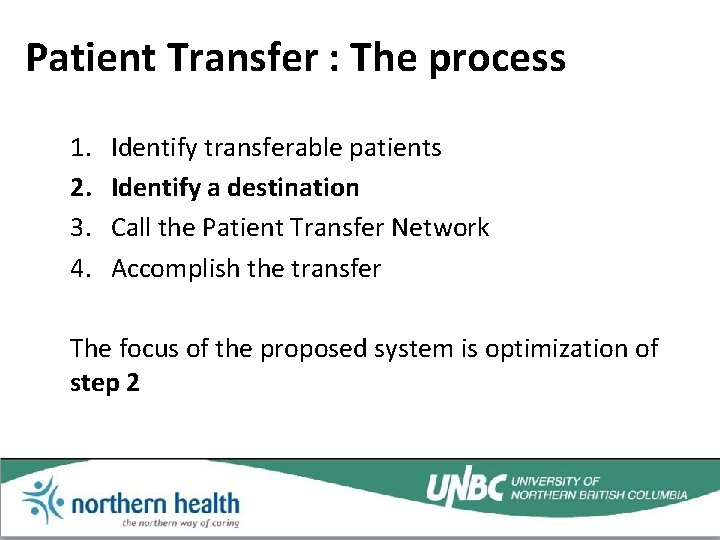 Using Business Intelligence for Efficient InterFacility Patient Transfer