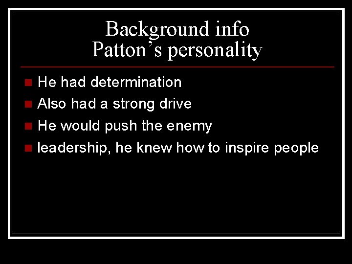 General George S Patton By Blake Trey Introduction