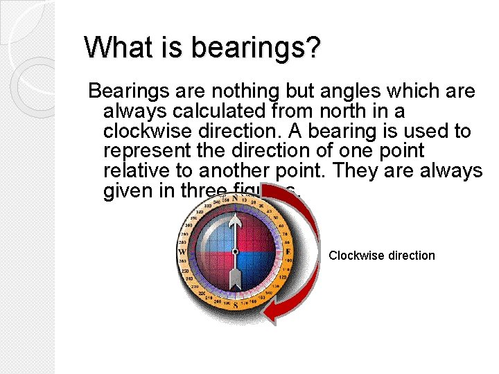Maths Presentation Bearings Muhammad Hassan Sohail 9 b