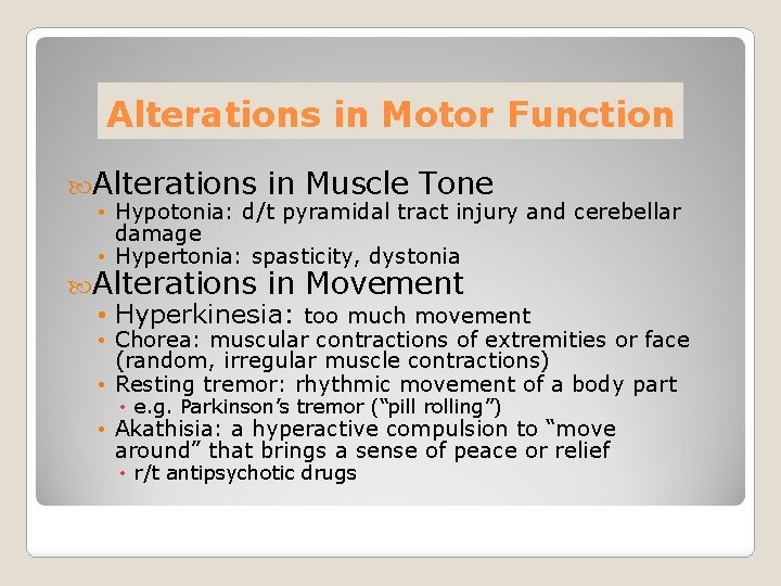 Neurological Disorders Chapter 8 Medical Considerations Brain Anatomy