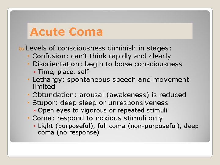 Neurological Disorders Chapter 8 Medical Considerations Brain Anatomy