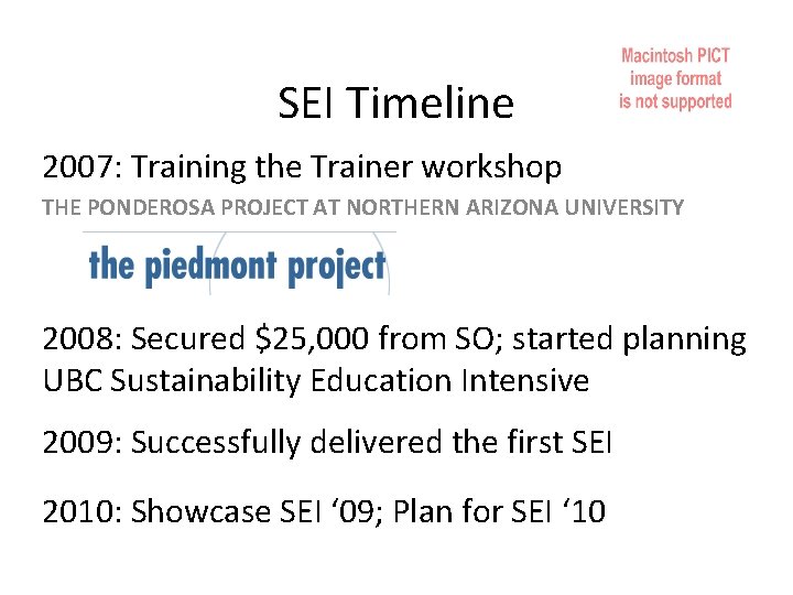 Sustainability Education Intensive Showcase 2010 Alice Cassidy Yona