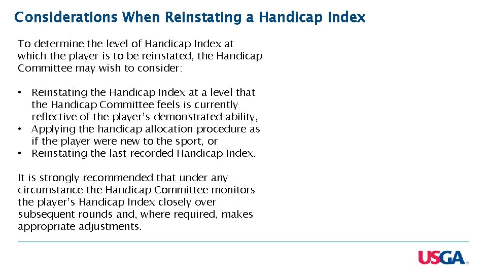 Rules of Handicapping 2020 Section IV Administration of