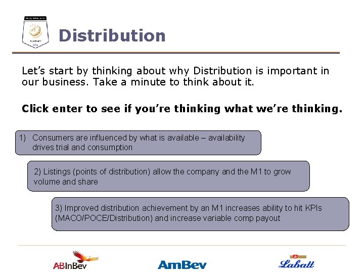 Distribution Introduction Description Distribution is a key measure