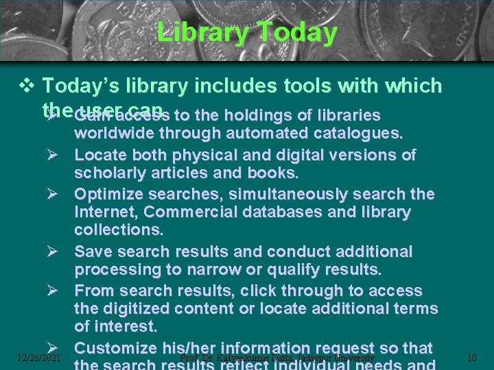 Prof Dr Kalyankumar Datta Jadavpur University Digital library