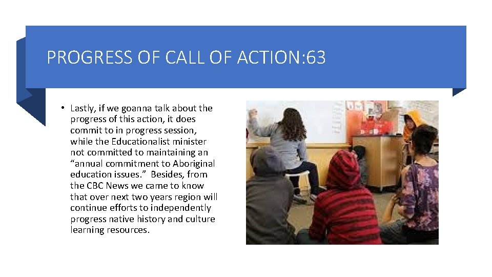 CALL TO ACTION 63 Submitted by Angel A
