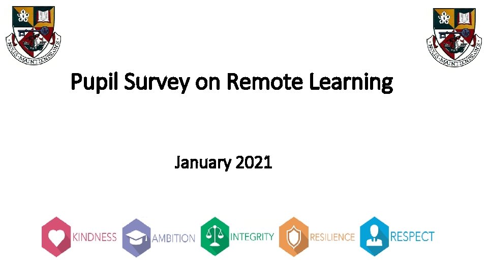 Pupil Survey on Remote Learning January 2021 Pupil