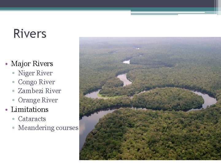 SubSaharan Africa Physical Geography Landforms Create a Word